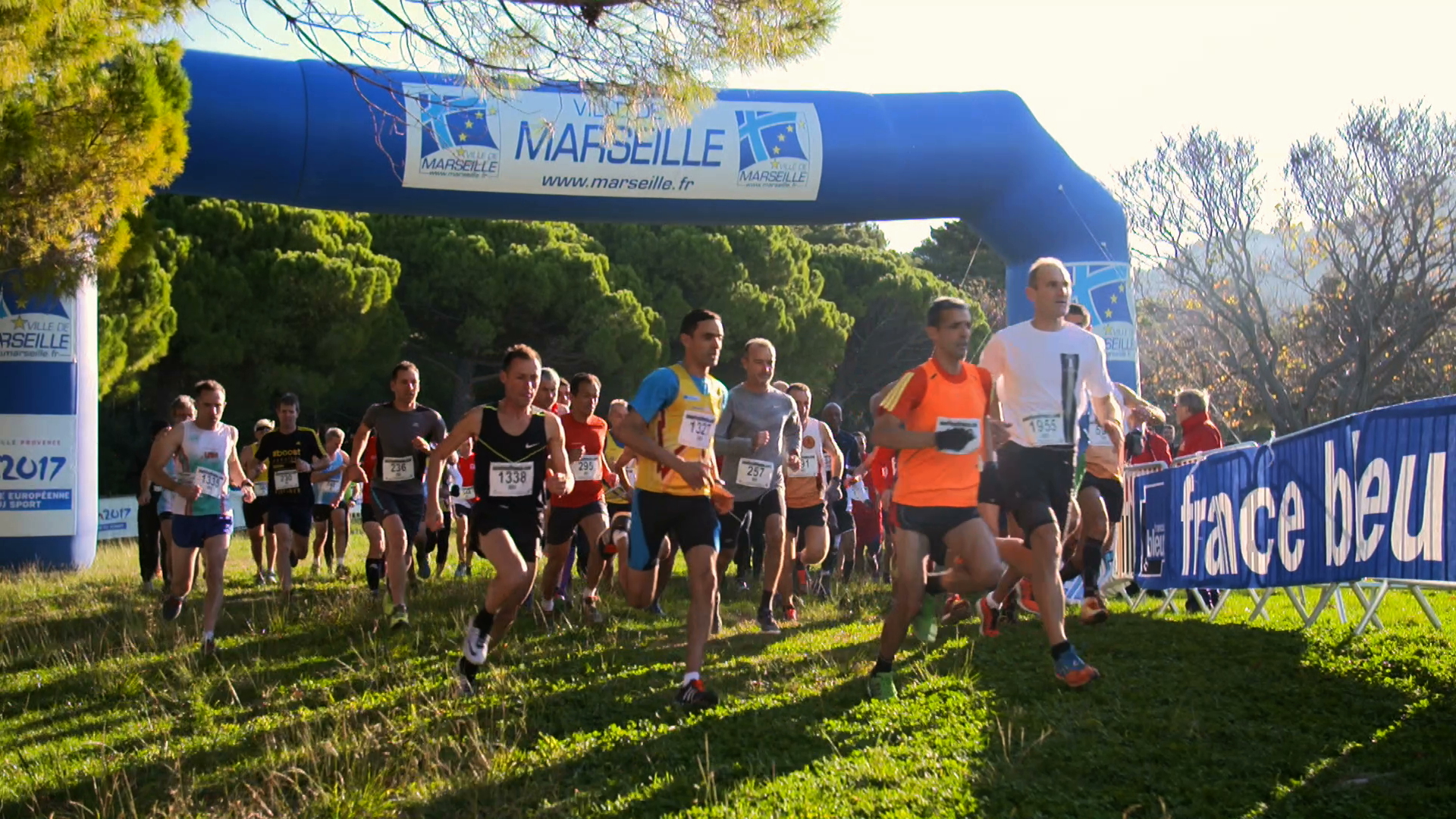 réalisation d'un reportage sportif sur le cross de marseille